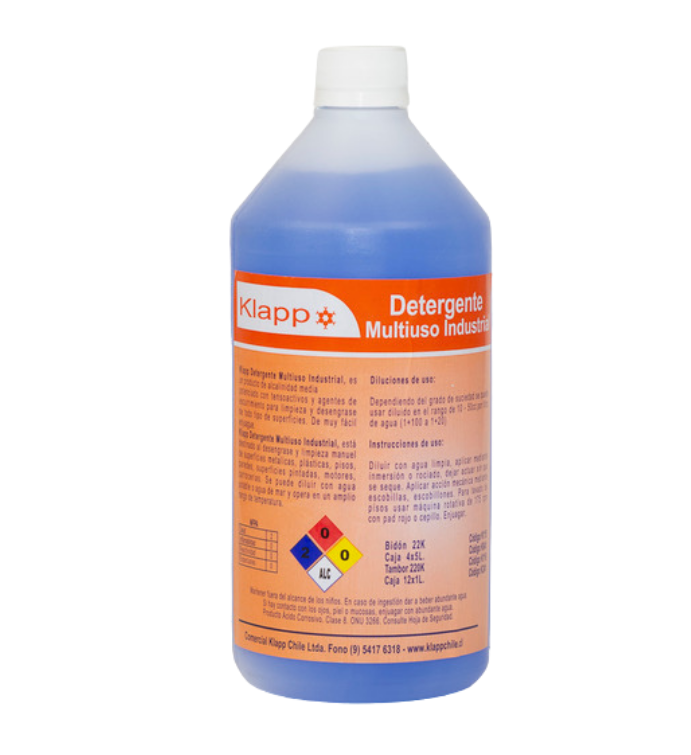 DETERGENTE MULTIUSO INDUSTRIAL X1LT – Himax